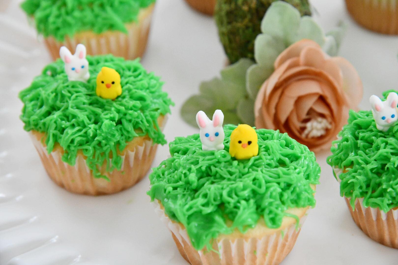 How to Make Adorable Easter Cupcakes - The Curated Farmhouse