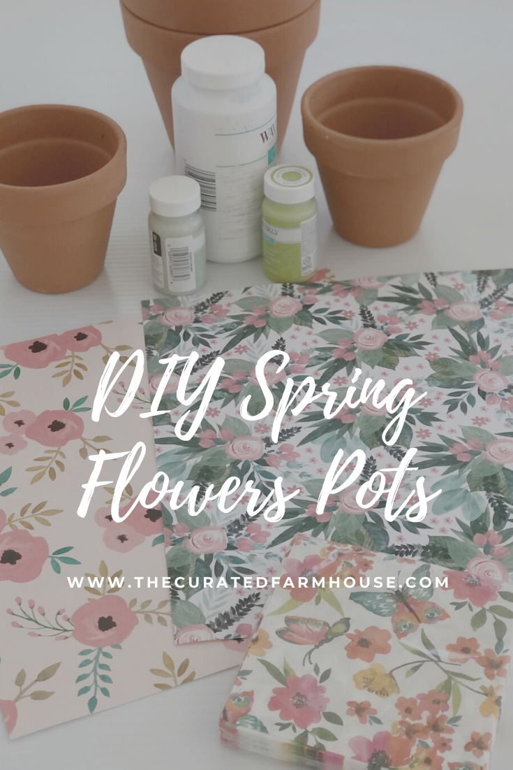 How To Make DIY Spring Flower Pots