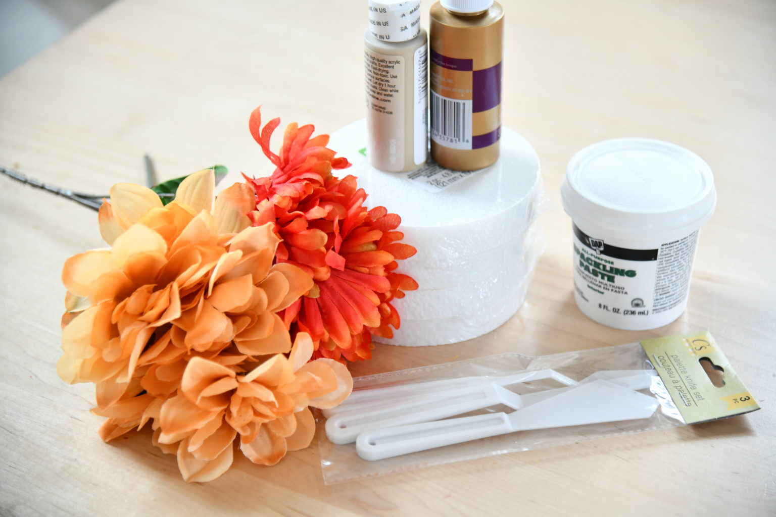 How To Make a Faux Fall Cake - The Curated Farmhouse