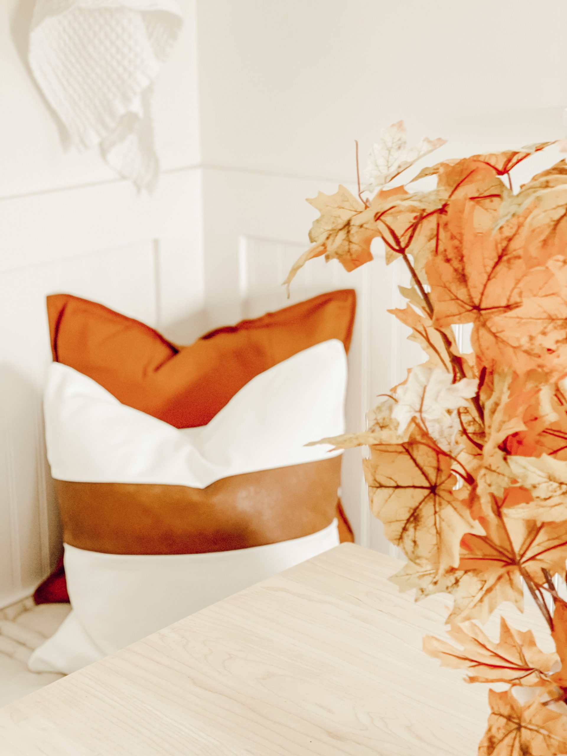 4 Ways You Can Style A Fall Farmhouse Pillow - The Curated Farmhouse