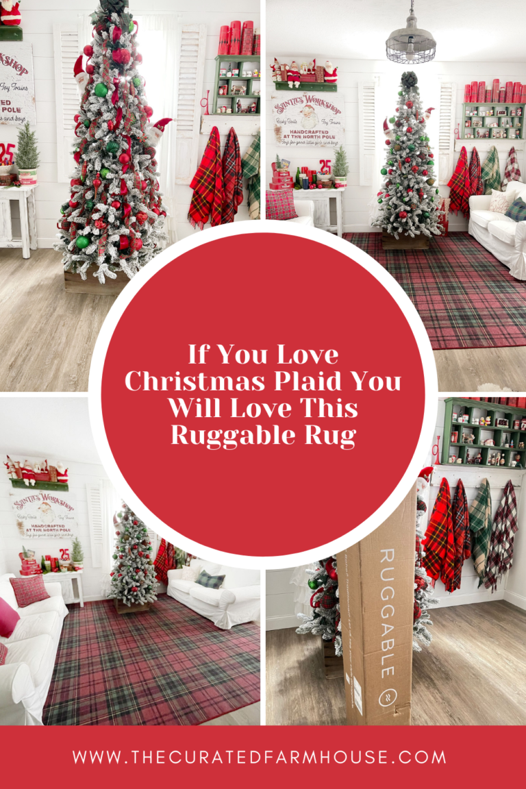 If You Love Christmas Plaid You Will Love This Ruggable Rug