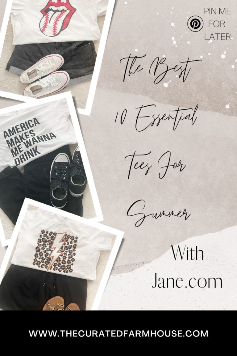 The Best 10 Essential Tees For Summer - The Curated Farmhouse