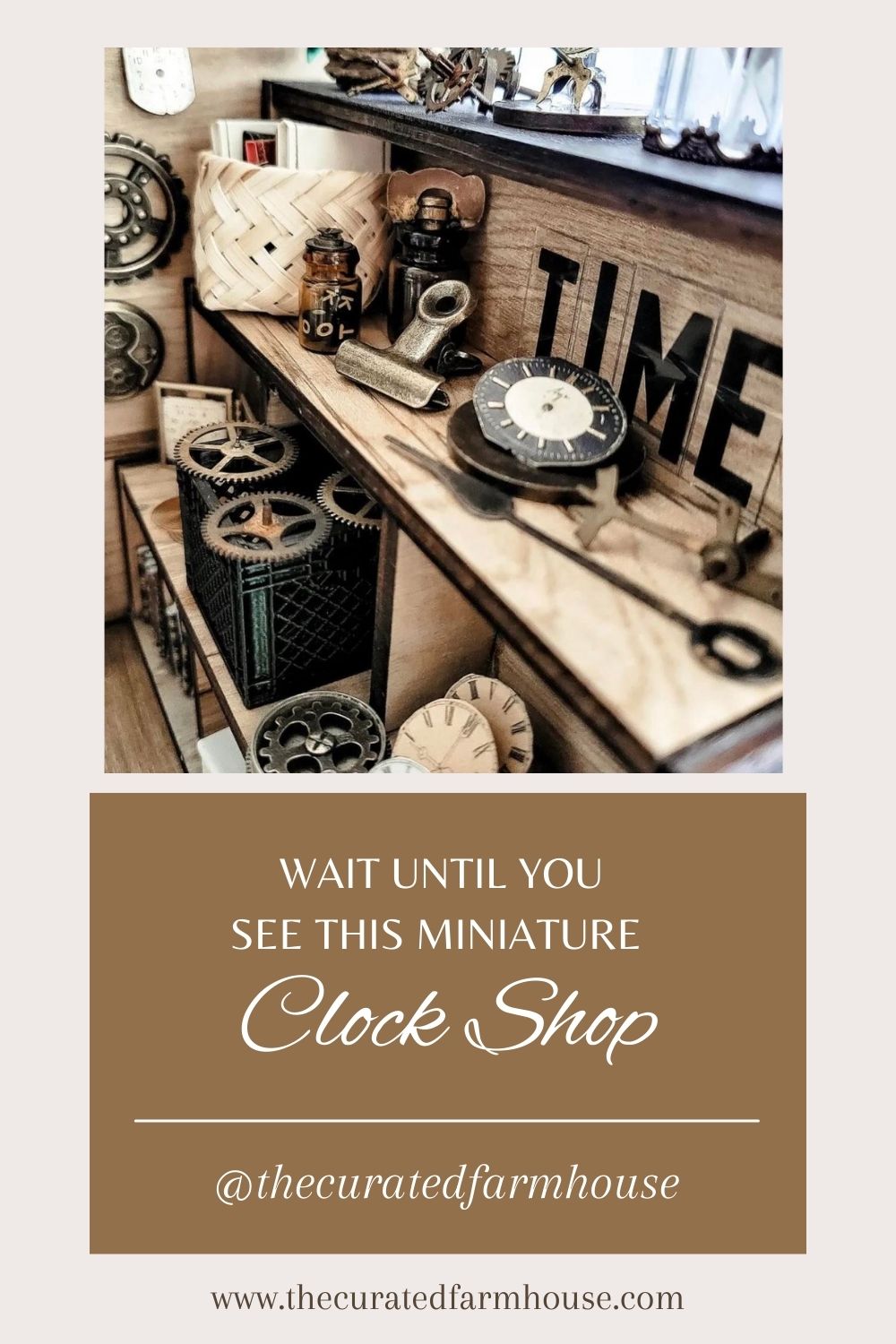 Wait Until You See This Miniature Clock Shop